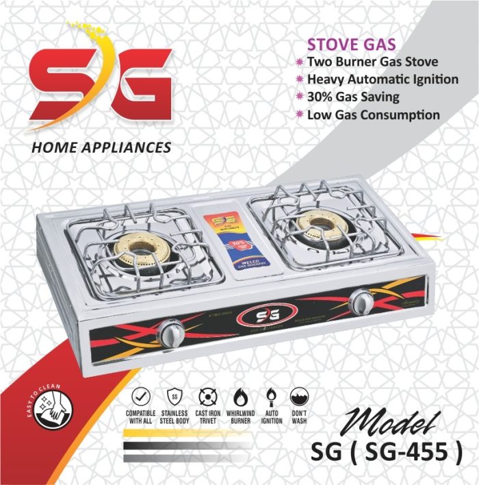 SG Auto Ignition Gas Stove (SG-455) – Sghomeappliances